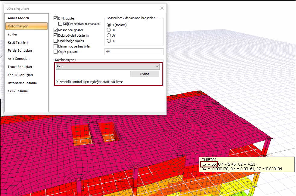 A1- Burulma Düzensizliği Kontrolü