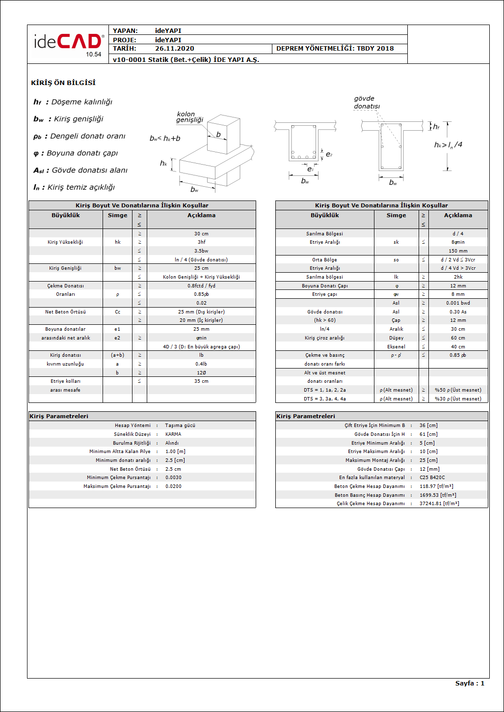 Rapor Sayfalarının Görünümü