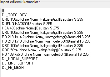 DWG/DXF İmport (3B Yapı Olarak)