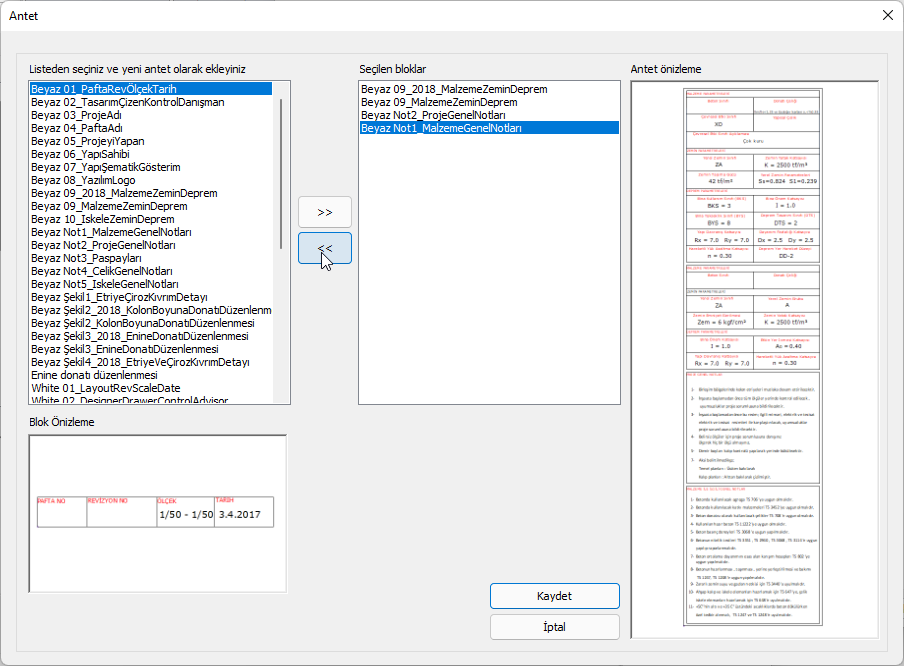 Yeni Antet Oluşturma