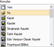Ribbon Menüde Toolbar ve Kısayol Tanımla
