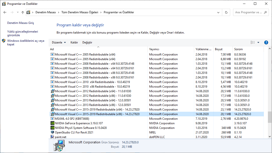 Rapor ve metraj alırken ideCAD kapanıyor.