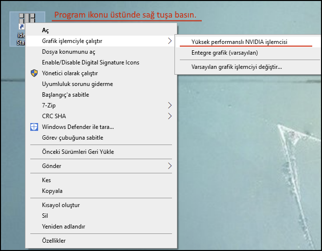 3 boyutlu ekranda görüntü bozuk ve kararmış.