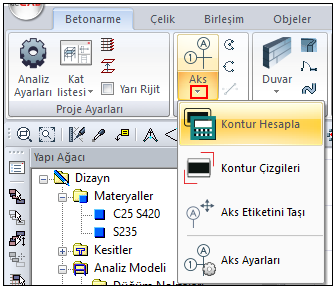 Ribbon Menü Düzeni